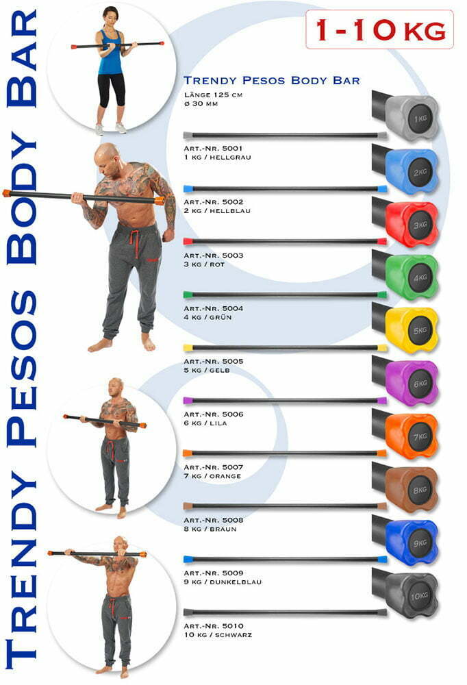 Trendy Pesos Body Bar súlyozott rudak – Vital-Force fitness-wellness ...